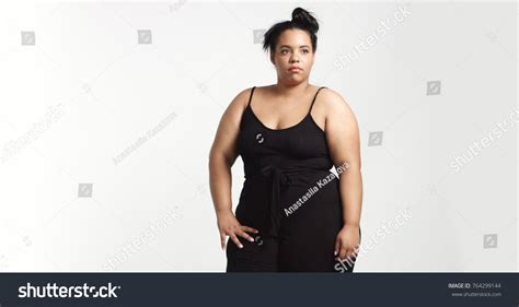 Plus Size Model Studio Shoot Happy Stock Photo Shutterstock