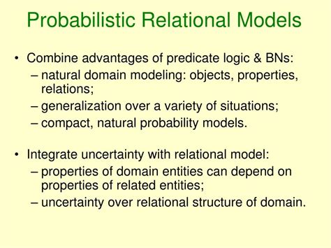 PPT Learning Probabilistic Relational Models PowerPoint Presentation ID