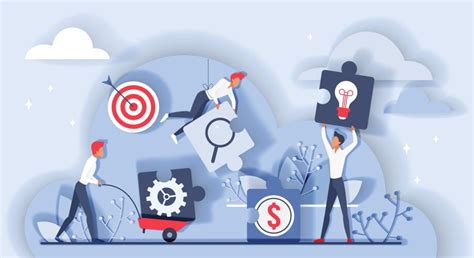 Team Strategy Effective Teamwork Is Catalyst Vector Image