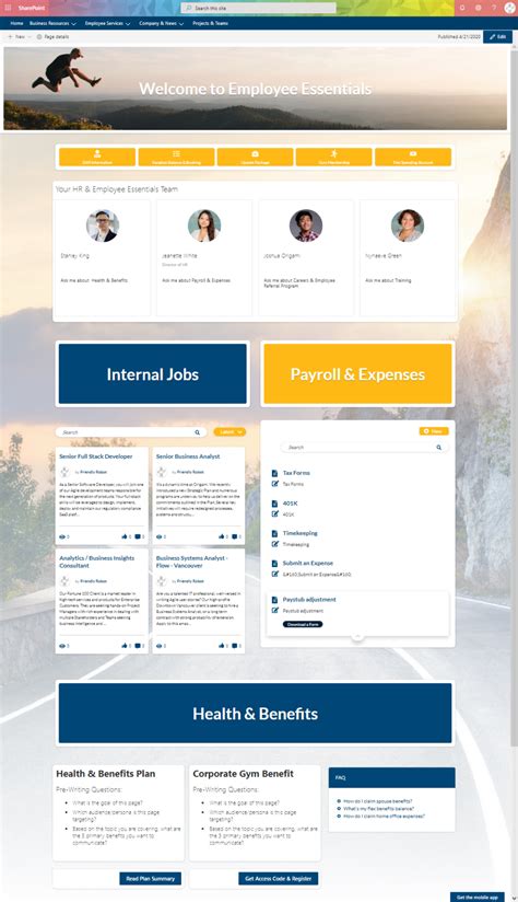 6 Sharepoint Intranet Examples And Templates — Origami Sharepoint Sharepoint Intranet