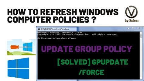 Update Group Policy Using Gpupdate Force How To Refresh Windows Computer Policies YouTube