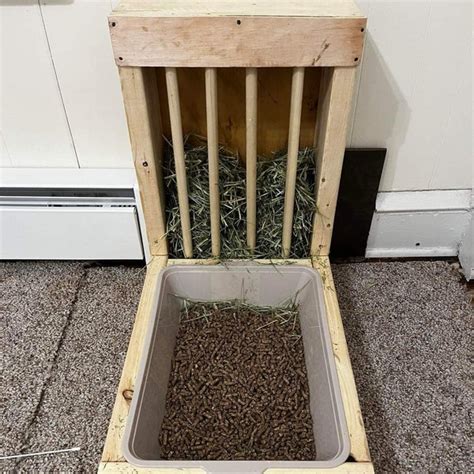 Rabbit Litter Box Hay Feeder Etsy