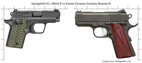 Springfield 911 380acp Vs Fusion Firearms Freedom Bantam R Size