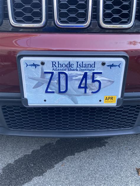 Rhode Island License Plate 2023