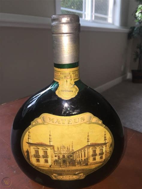 Rare Vintage Mateus Rose Still Wine Bottle Unopened Portugal Sealed 750