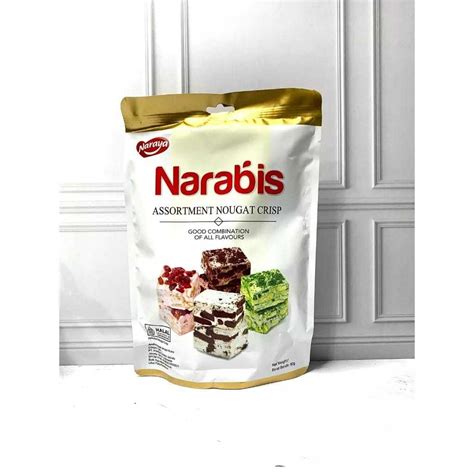 Jual Naraya Narabis Nougat Kemasan 90gr Naraya Narabis Assortment Nougat Crisp Shopee Indonesia