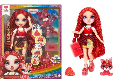 New Rainbow High Classic Dolls 2024 With Slime Kit And Pet