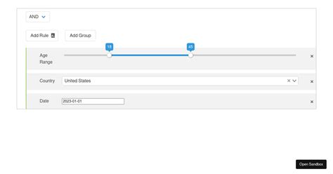 Query Builder Vue Examples Codesandbox