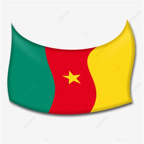 카메룬 국기 카메룬의 국기 펄럭이는 카메룬 국기 만화 손으로 그린 카메룬 국기 Png 일러스트 및 Psd 이미지 무료 다운로드 Pngtree