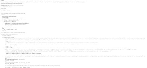 Solved Problem The Formula To Calculate The Entropy Given Chegg