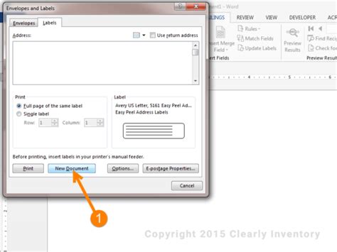 How To Print Barcodes With Excel And Word - Clearly Inventory