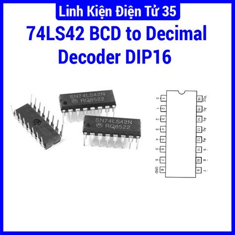 Function IC LS BCD To Decimal Decoder Pin DIP Shopee Philippines