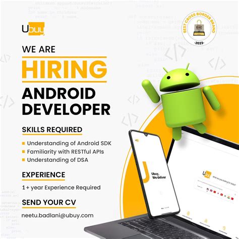 Ubuy India On Linkedin Ubuy Androiddeveloper Hiring Hiringnow