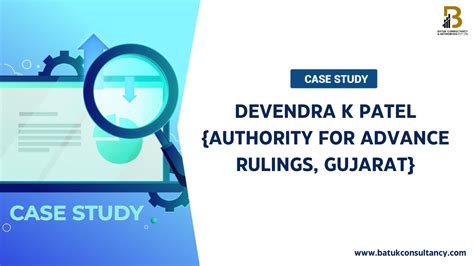 Gst Exemption For Consultancy Services Gujarat Aar Ruling In Devendra