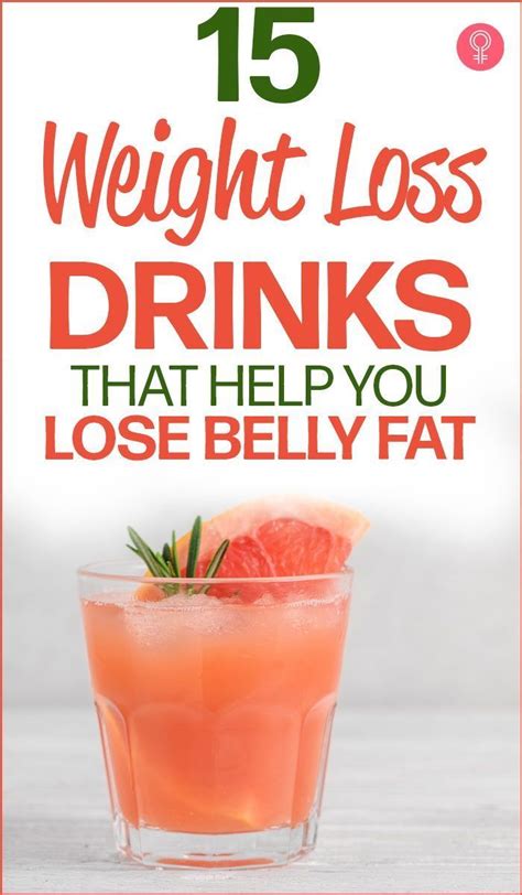 15 Best Weight Loss Drinks That Help You Lose Belly Fat Artofit