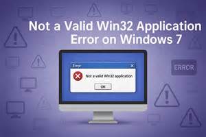 Fix Not A Valid Win32 Application On Windows 7