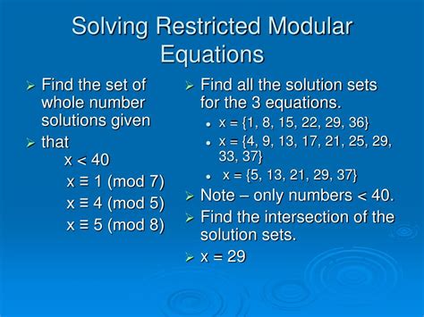 Ppt Solving Modular Problems Powerpoint Presentation Free Download