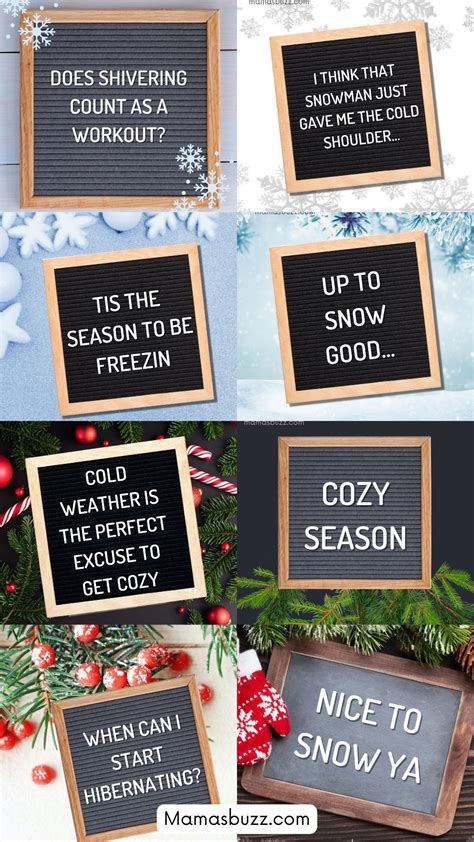 100 Funny Winter Letter Board Quotes Letterboard Signs Christmas