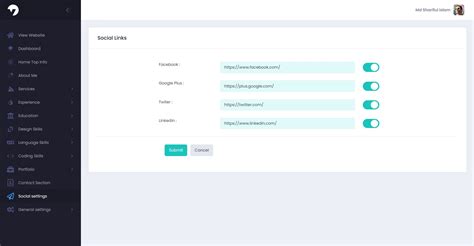 Myour Personal Portfolio Resume Laravel Script By Shariful33 Codester