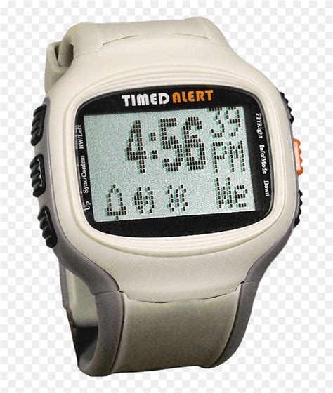 Timed Alert White Grey Medication Pill Reminder Watch Watch Hd Png