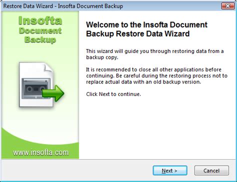 Restoring Documents From Backup Document Backup Automatic Backup