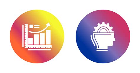 Growth Chart And Machine Learning Icon 32636344 Vector Art At Vecteezy