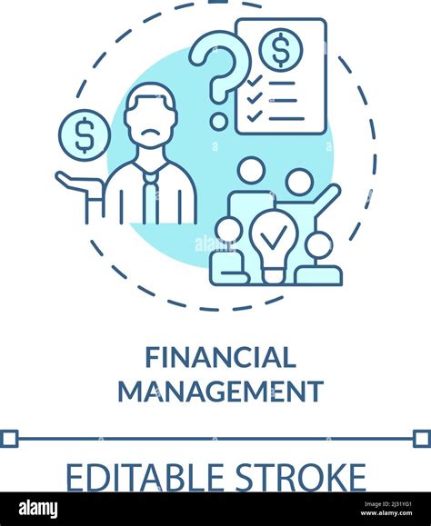 Financial Management Turquoise Concept Icon Stock Vector Image And Art Alamy
