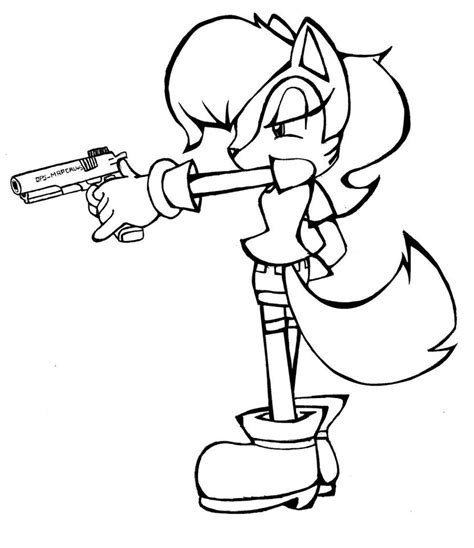 Sally Acorn Coloring Pages Coloring Pages