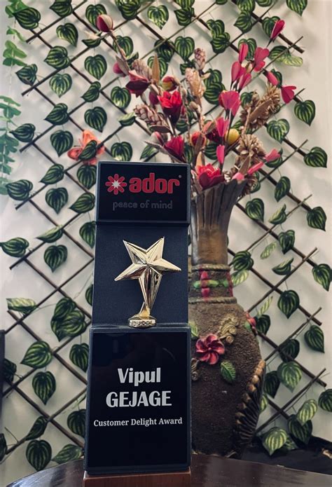 Vipul Gejage On Linkedin Ador Achievers Consistancy Nevergiveup
