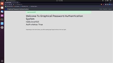 GitHub Krutiwalko Graphical Password Authentication