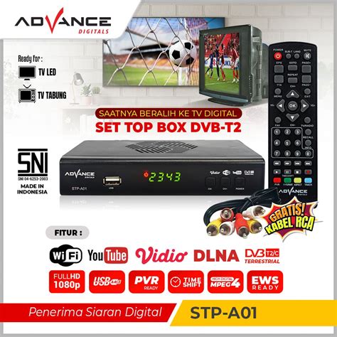 Jual 【bisa Dikirim Hari Ini】advance Set Top Box Tv Digital Stb Receiver