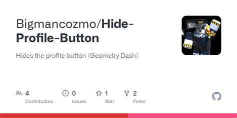 GitHub Bigmancozmo Hide Profile Button Hides The Profile Button Geometry Dash