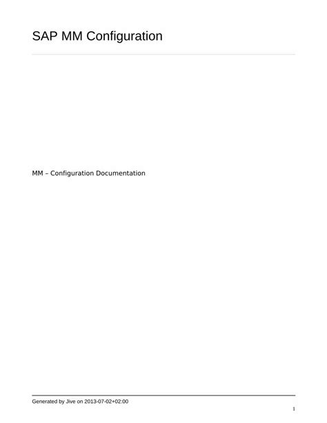 PDF Sap Mm Configuration DOKUMEN TIPS PDF Sap Mm Configuration DOKUMEN TIPS