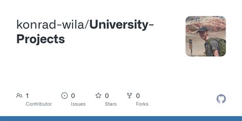 Github Konrad Wilauniversity Projects