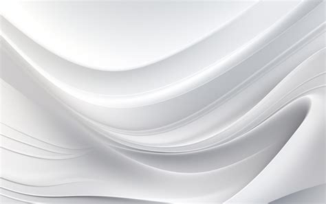 Premium Ai Image Abstract White Background With Curved Lines And