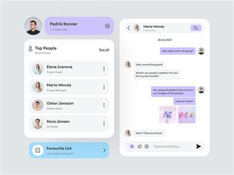 Chat Ui Ux By Mahid On Dribbble
