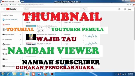 TUTORIAL MEMBUAT THUMBNAIL COVER VIDIO YouTube