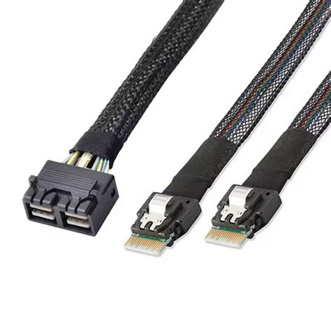 Mini Sas Host Bus Connection Sff8643 Backplane Expansion Data Cable Sff8643 Cable And Data Cable