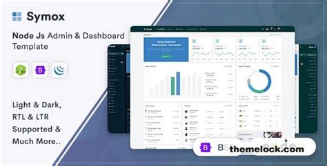 Symox Node Js Admin And Dashboard Template Premium