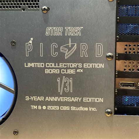 Star Trek Picard 3rd Anniversary Borg Cube Atx Star Trek™ Pc Cherrytree Inc