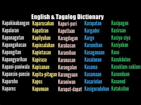 English Words Starting With K