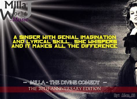 Milla The Divine Comedy The 20th Anniversary Edition ~ Milla Jovovich Music