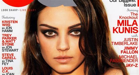 Fashion Model Mila Kunis Gq Magazine