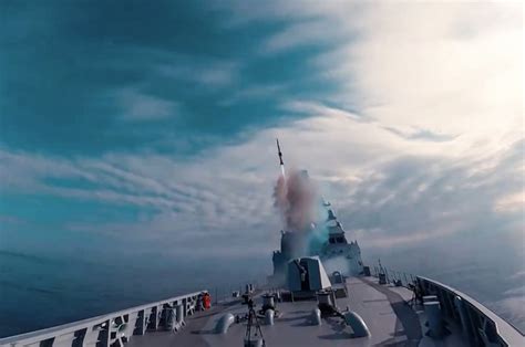 Türkiyes Domestic Vertical Launch System Fires Missile Off Frigate Daily Sabah