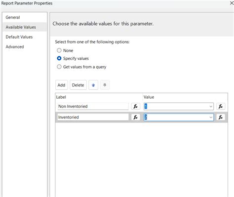 Sql Report Builder Label Parameter Stack Overflow