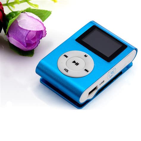 Mini USB Clip LCD Screen MP3 Music Player With 512MB Micro TF Card USB Data Line Earphone
