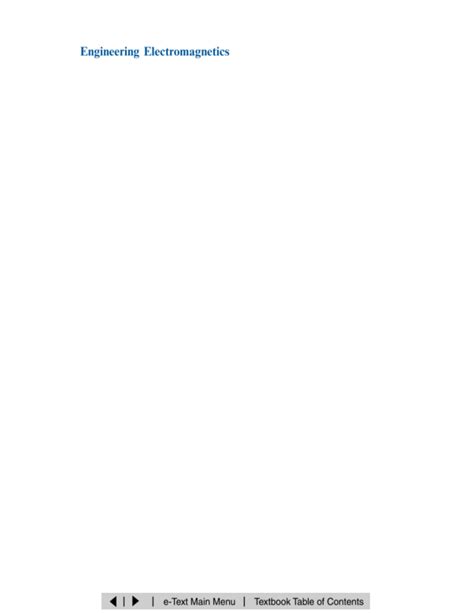 Engineering Electromagnetics Textbook