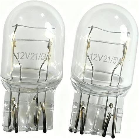 Grows More 2 X Car Brake Light Bulbs 12v 215w Clear Dual Filament Tail