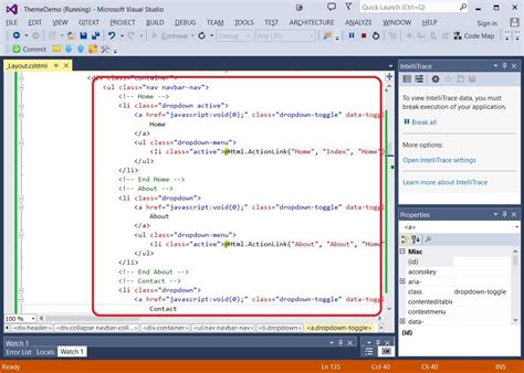 Add Theme To ASP NET MVC Experts Exchange