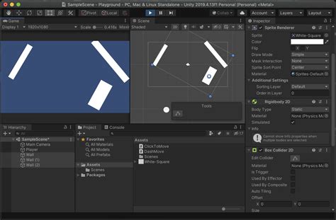 Beginner Adding A 2d Collider Randomly Moves Player Off Screen When